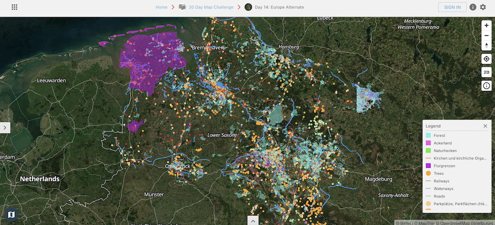 #30daymapchallenge Day 14: Europe